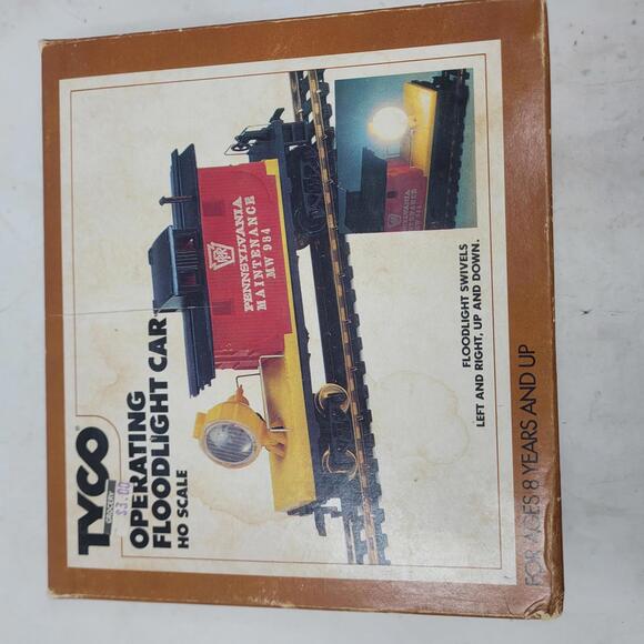 Toys | Tyco Operating Floodlight Car Ho Scale Pennsylvania Model Train ...